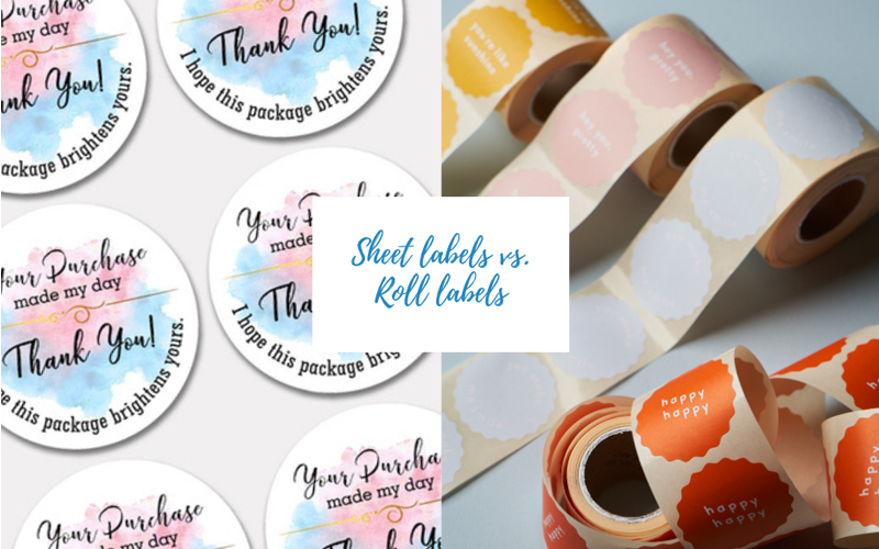 Sheet Labels Versus Roll Labels